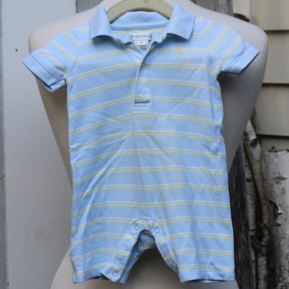 Ralph Lauren | Bottoms | Ralph Lauren Baby Boy Light Blue Yellow ...